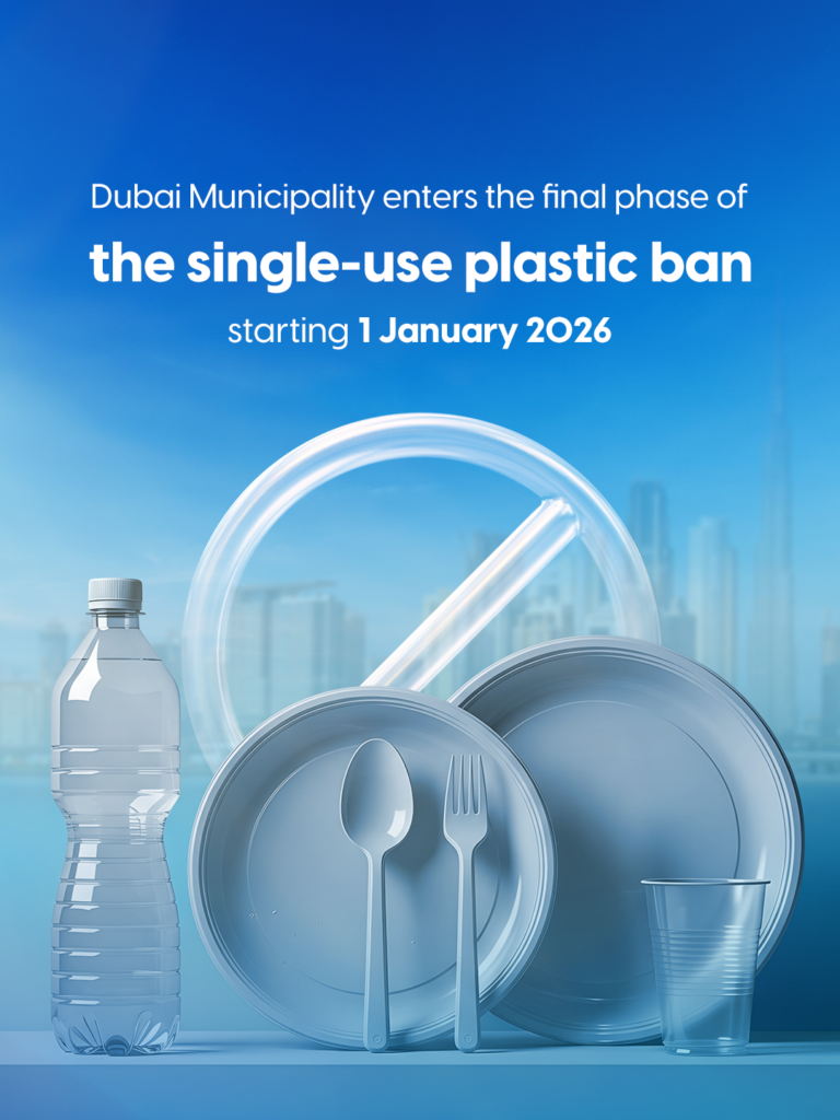 Dubai to enforce final phase of single-use plastic ban from 2026